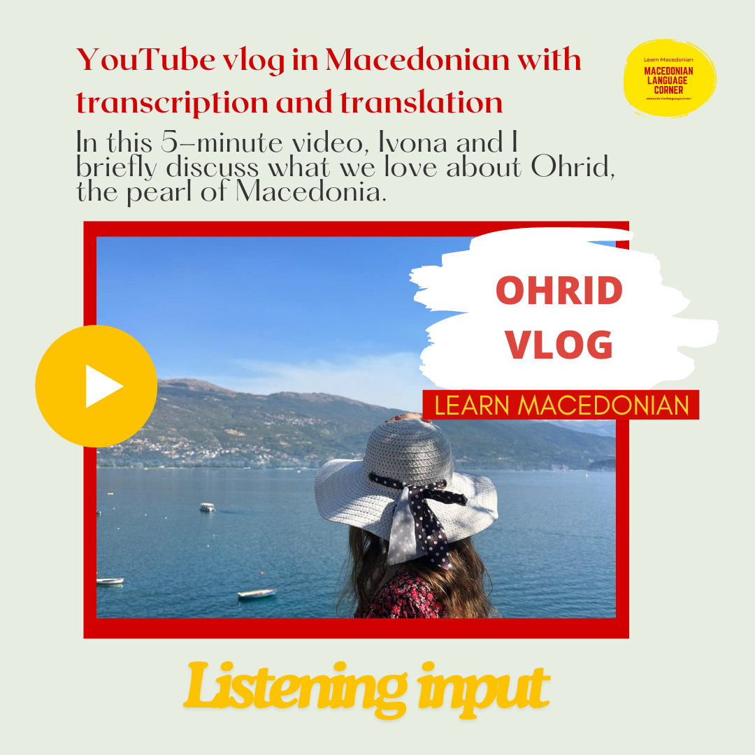 Macedonian Language Corner on YouTube! – Macedonian Language Corner